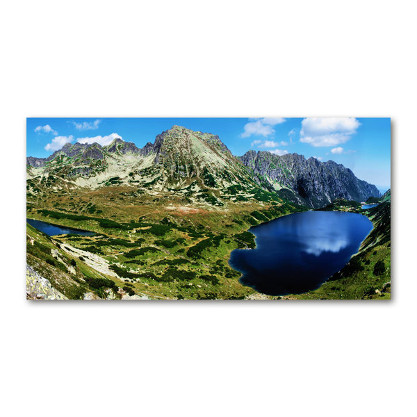 Union Rustic Tal in den Bergen - Ungerahmte Kunstdrucke auf Leinwand | Wayfair.de